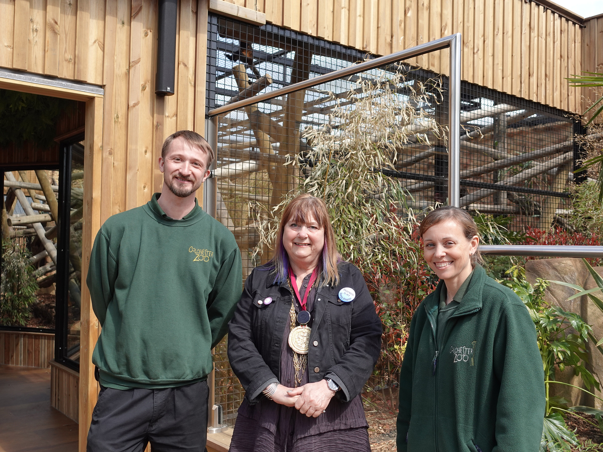 Mayor of Colchester visits Colchester Zoological Society - Colchester ...